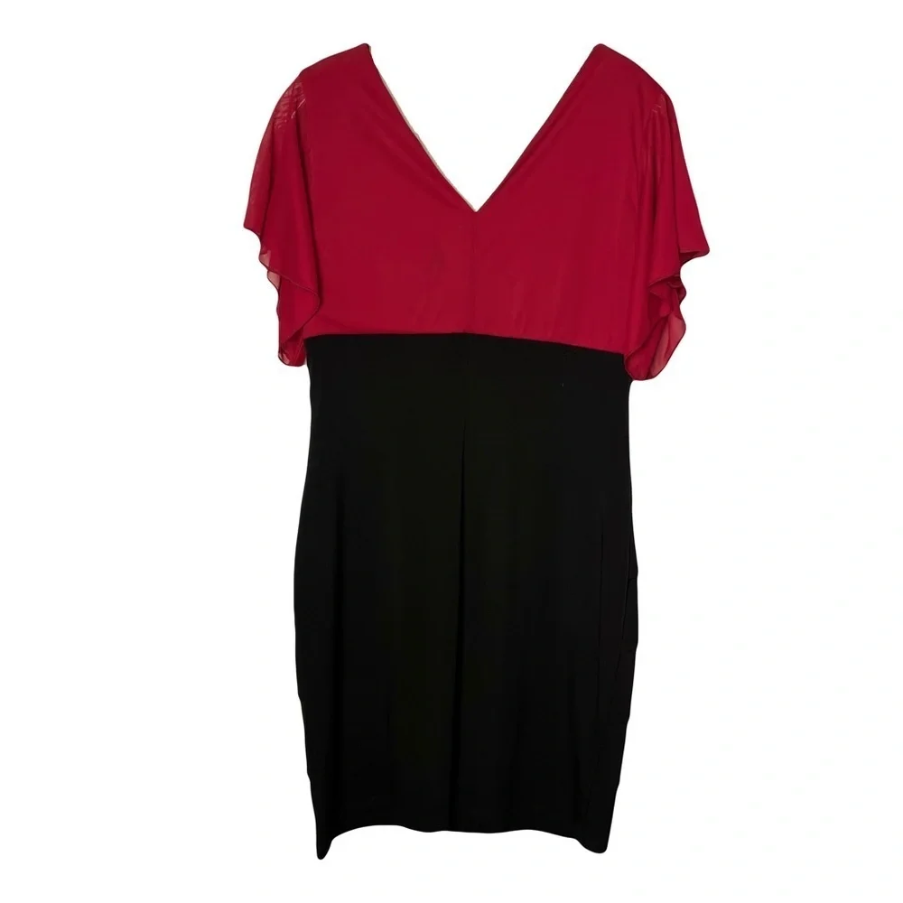 Enfocus Studio | Dresses | Enfocus Studio Red Black Layered Sequin ...